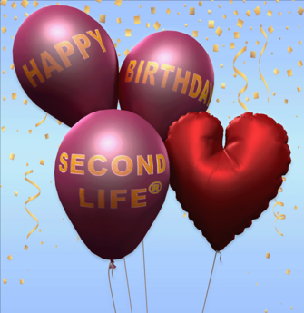 Second Life Marketplace - [SF] SL Birthday Celebration Balloons